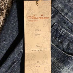 Anoname | Jeans | Anoname Vintage Wear Jeans | Poshmark